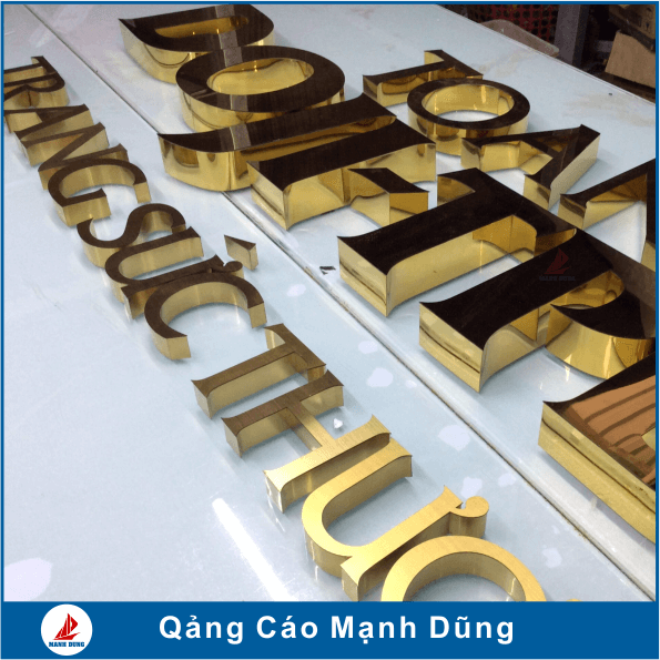 Chữ Inox Quảng cáo - Xưởng sản xuất Kệ Mica (Acrylic), POSM tại TP. HCM